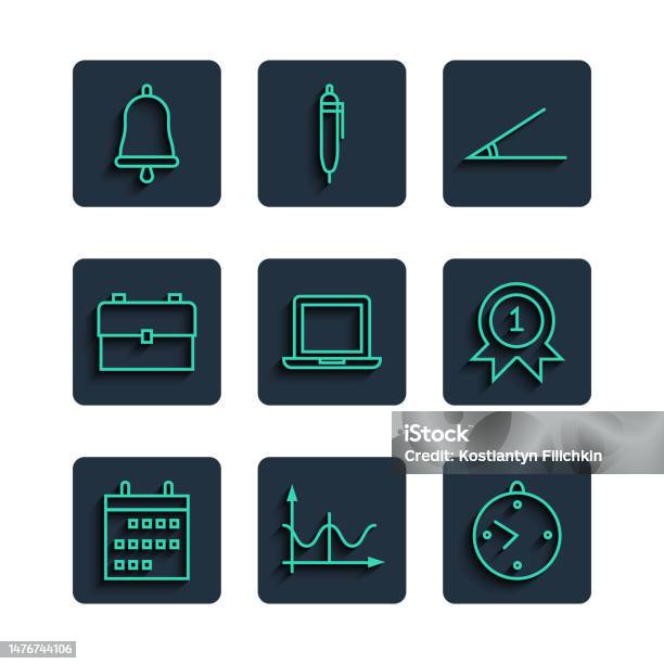 Définir La Ligne Calendrier Graphique Horaire Tableau Diagramme Horloge
