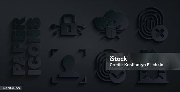 Set Fingerprint Cancelled Fingerprint Face Recognition House System Bug ... Set Fingerprint Cancelled Fingerprint Face Recognition House System Bug ...