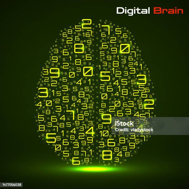 Otak Digital Dengan Angka Konsep Kecerdasan Buatan Otak Teknologi ... Otak Digital Dengan Angka Konsep Kecerdasan Buatan Otak Teknologi ...