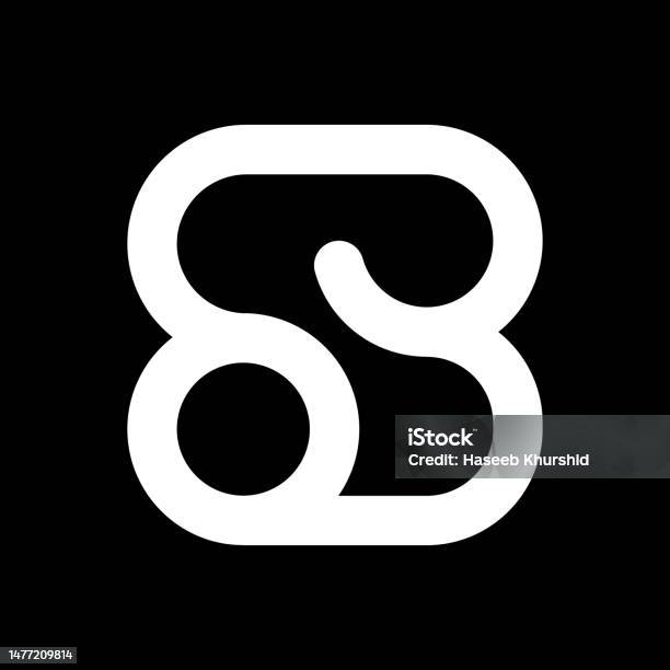 Logo Sb Minimal Icône Dune Lettre Sb Sur Fond De Luxe Idée De Logo
