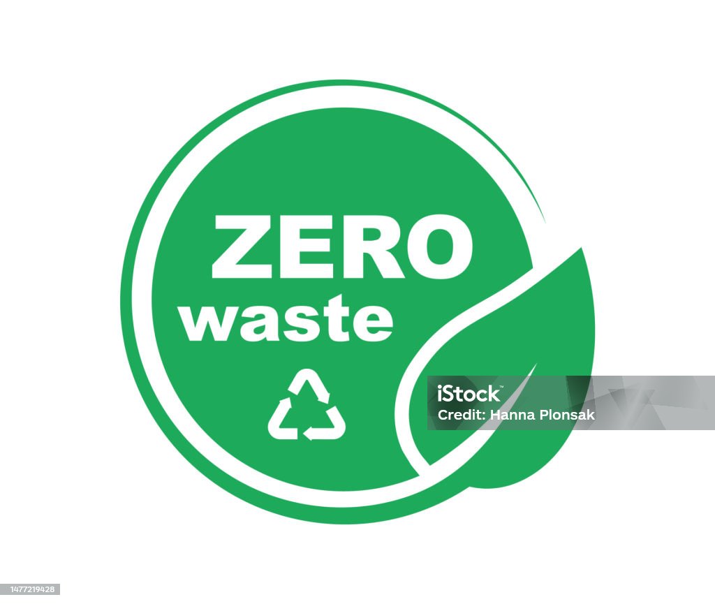 Vetores De Logótipo Lixo Zero Símbolo Ecológico Ícone De Reciclagem