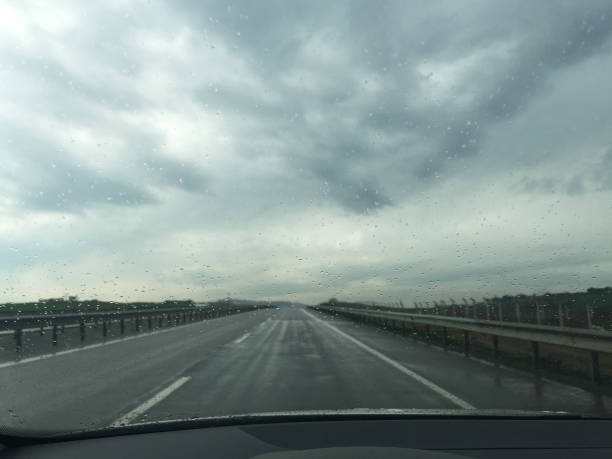 Free picture: dashboard, car interior, vehicle, windshield, rain ...