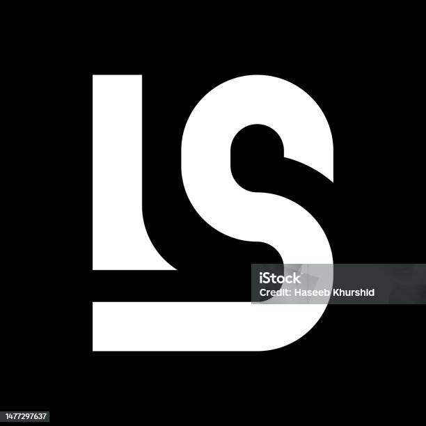 Logo Sl Minimal Icône Dune Lettre Ls Sur Fond De Luxe Idée De Logo