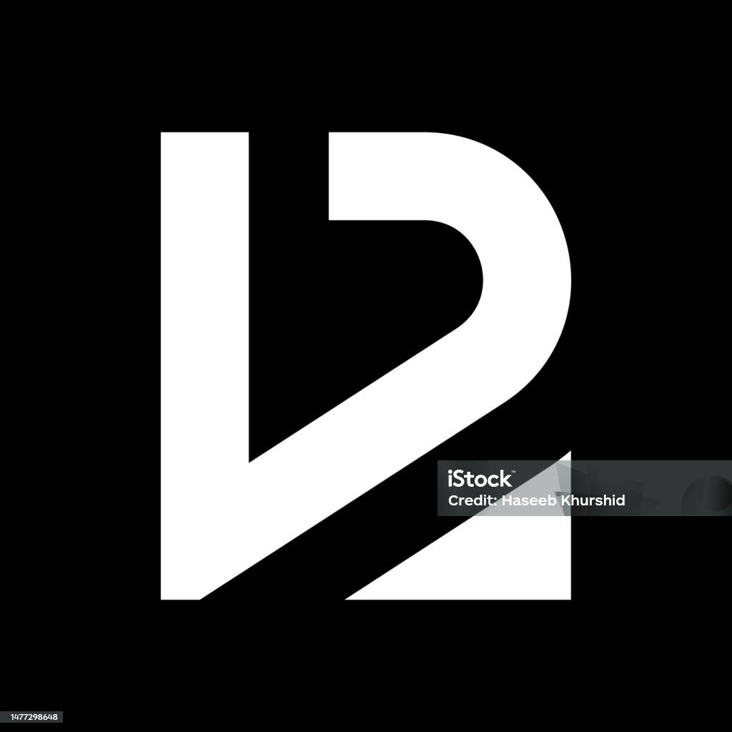 Logo Dl Minimal Icône Dune Lettre Dl Sur Fond De Luxe Idée De Logo