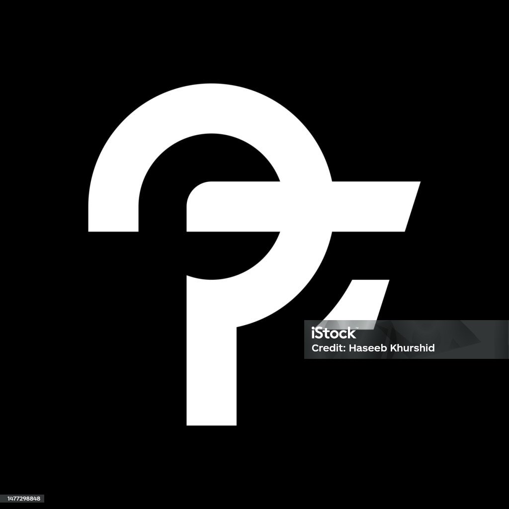 Logo Fp Minimal Icône Dune Lettre Fp Sur Fond De Luxe Idée De Logo