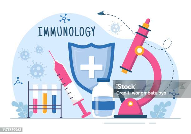 Illustration Dimmunologie Avec Le Système De Protection Immunitaire Des