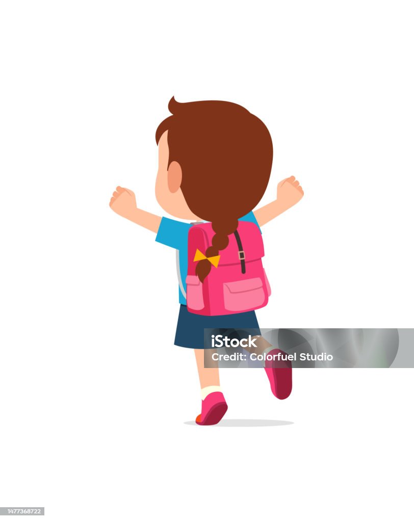 Anak Kecil Pergi Ke Sekolah Sendirian Dan Merasa Bahagia Tampak ... Anak Kecil Pergi Ke Sekolah Sendirian Dan Merasa Bahagia Tampak ...