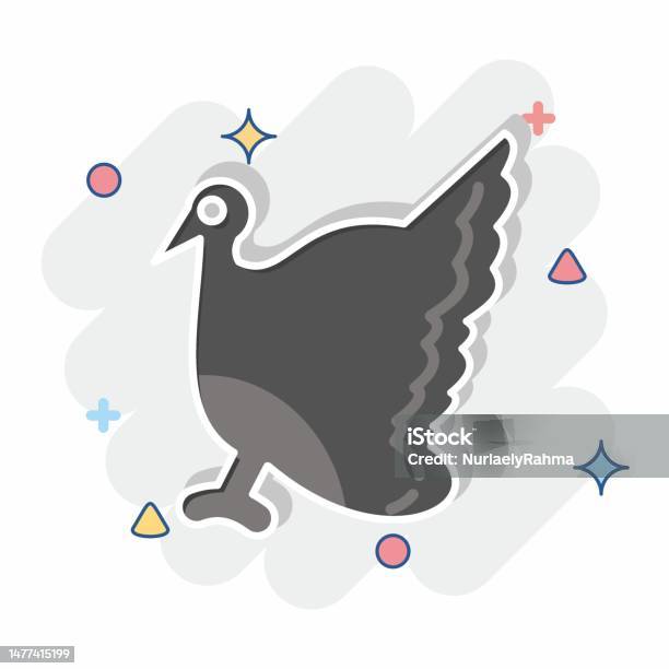 Icône Turquie Lié Au Symbole Des Animaux Domestiques Conception Simple