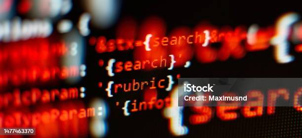 Computer Source Code Programmer Script Developercode Syntax On A