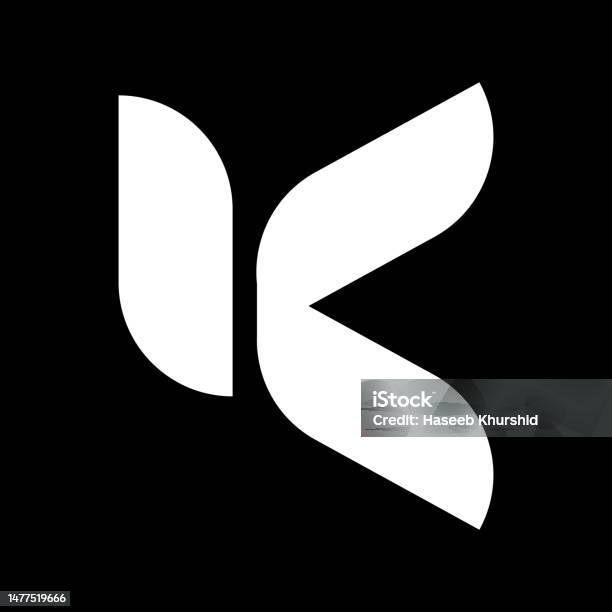 Logo Ck Minimal Icône Dune Lettre Kc Sur Fond De Luxe Idée De Logo