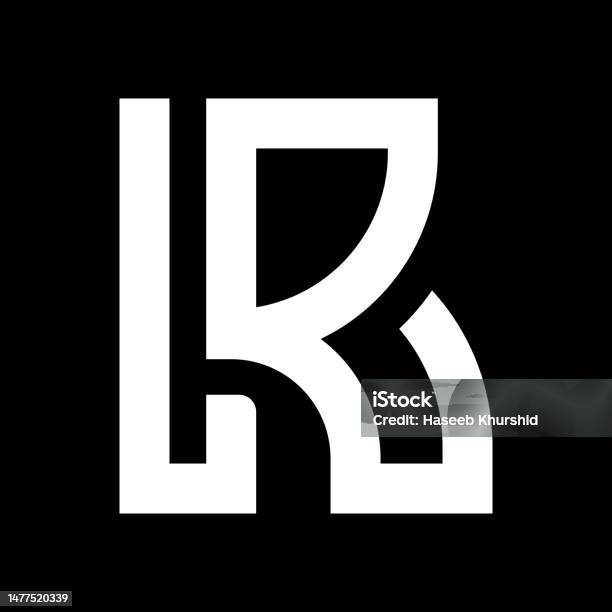 Logo Rl Minimal Icône Dune Lettre Lr Sur Fond De Luxe Idée De Logo