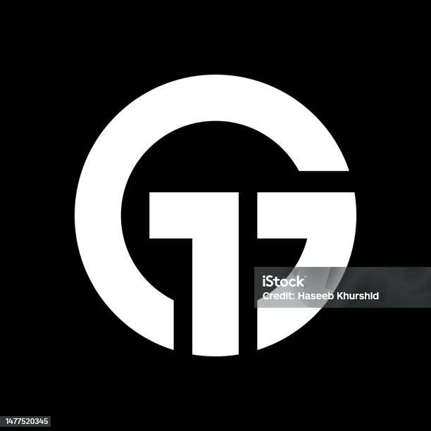 Logo Gt Minimal Icône Dune Lettre Gt Sur Fond De Luxe Idée De Logo