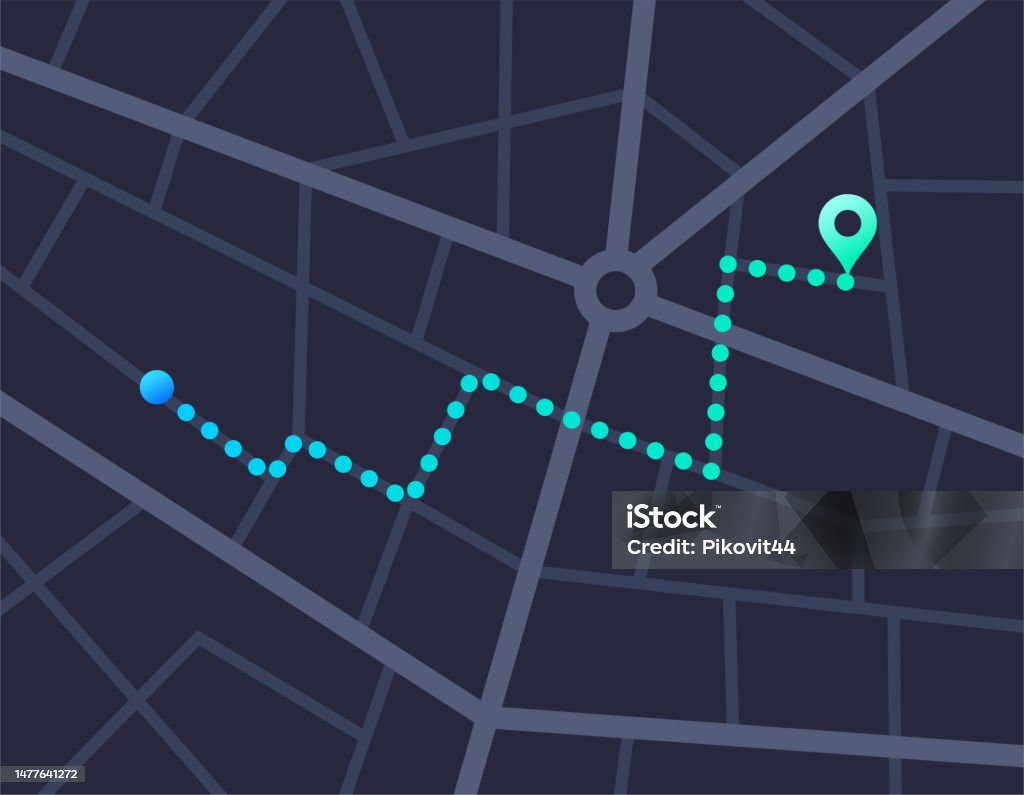 Gps Navigation Route Stock Illustration - Download Image Now ... Gps Navigation Route Stock Illustration - Download Image Now ...
