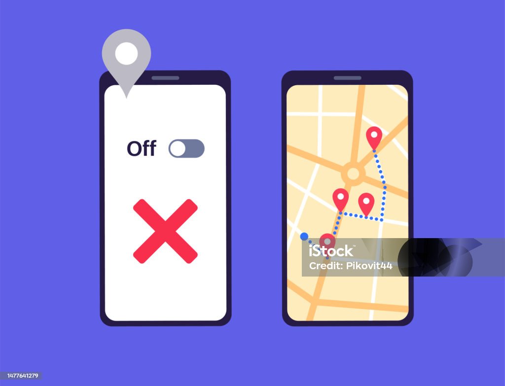 Gps Activation Toggle Stock Illustration Download Image Now