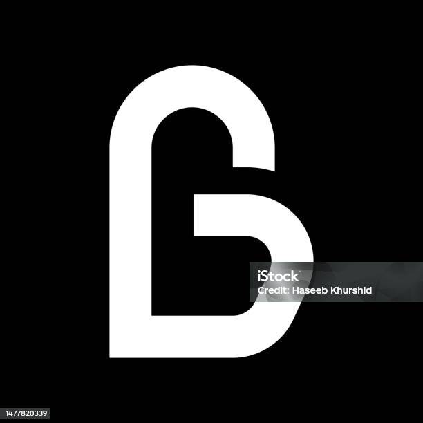Logo Bg Minimal Icône Dune Lettre Gb Sur Fond De Luxe Idée De Logo