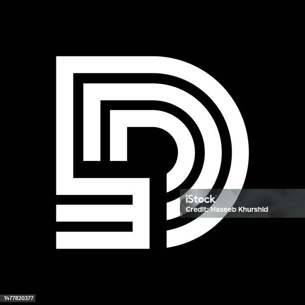 Logo Dl Minimal Icône Dune Lettre Ld Sur Fond De Luxe Idée De Logo