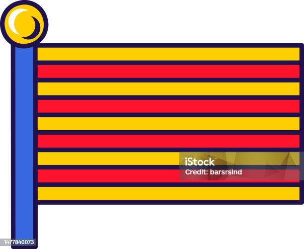 Spanduk Bendera Tiang Bendera Negara Catalonia Ilustrasi Stok - Unduh ... Spanduk Bendera Tiang Bendera Negara Catalonia Ilustrasi Stok - Unduh ...