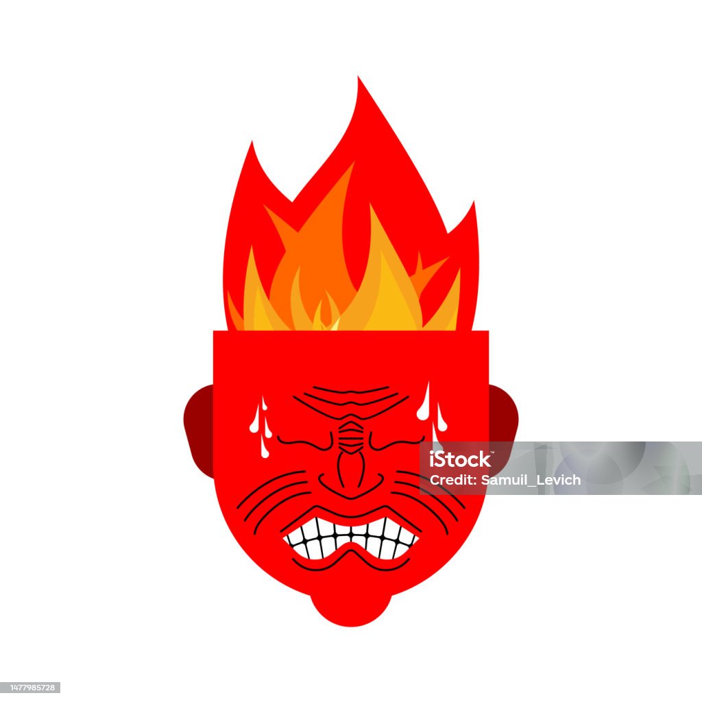 Kepala Terbakar Amarah Konsep Kebencian Ilustrasi Stok - Unduh Gambar ... Kepala Terbakar Amarah Konsep Kebencian Ilustrasi Stok - Unduh Gambar ...