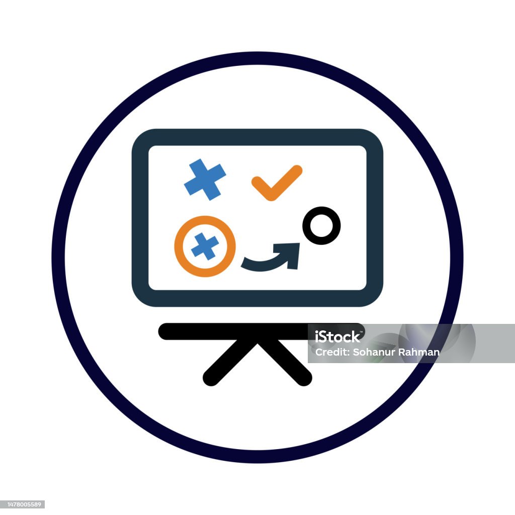 Tick Cross Problem Solving Presentation Icon Stock Illustration ... Tick Cross Problem Solving Presentation Icon Stock Illustration ...