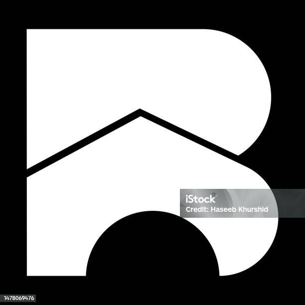 Logo Rb Minimal Icône Dune Lettre Br Sur Fond De Luxe Idée De Logo