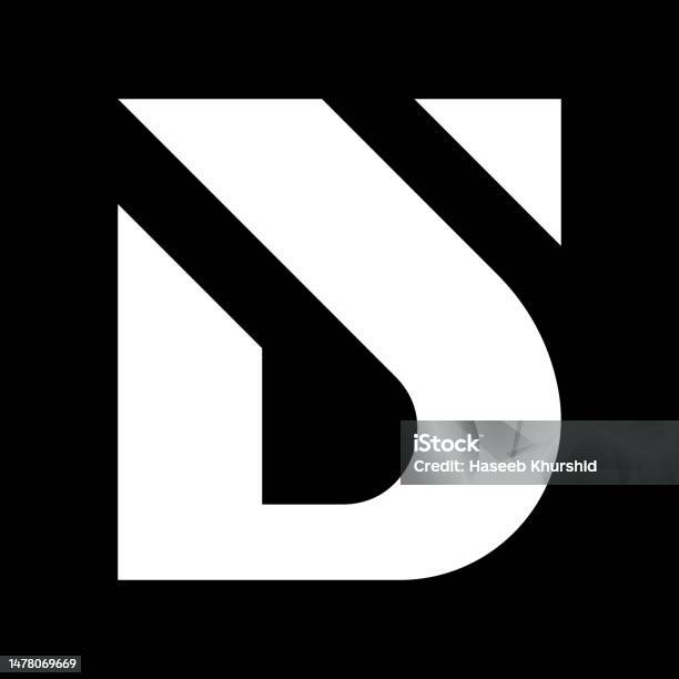 Logo Sd Minimal Icône Dune Lettre Ds Sur Fond De Luxe Idée De Logo