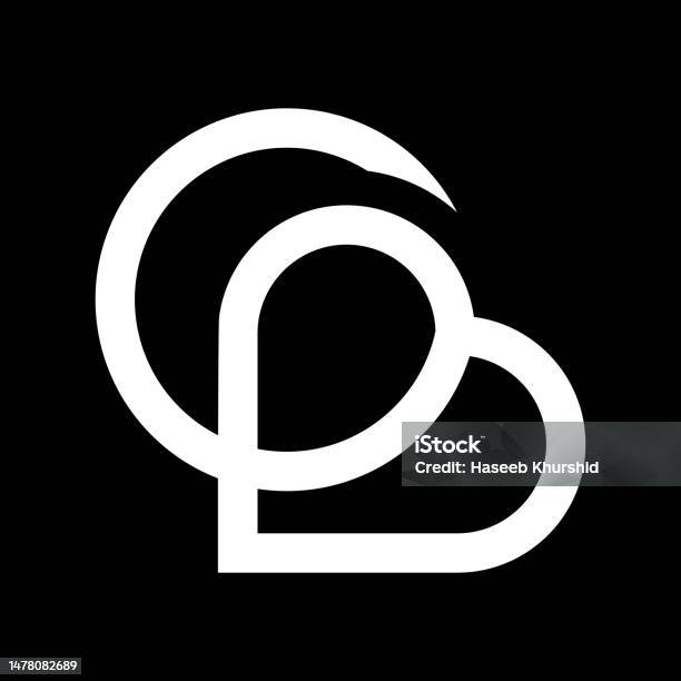 Logo Gb Minimal Icône Dune Lettre Bg Sur Fond De Luxe Idée De Logo
