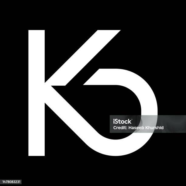 Logo Gk Minimal Icône Dune Lettre Kg Sur Fond De Luxe Idée De Logo