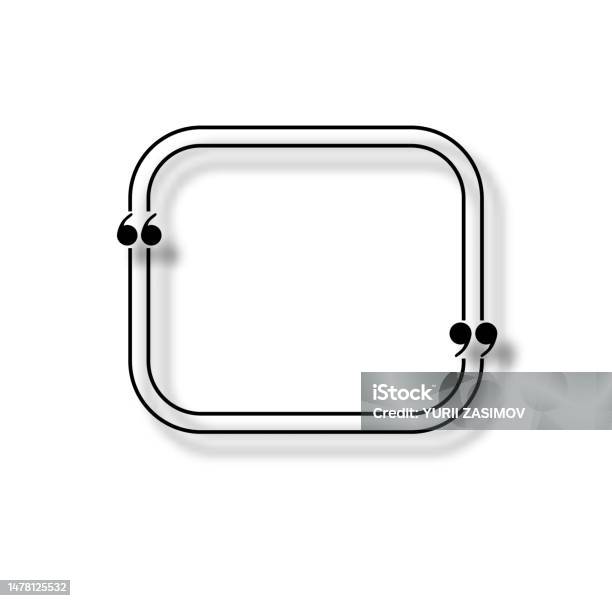 Ilustración de Plantillas En Blanco De Marcos De Cotización Texto Entre ... Ilustración de Plantillas En Blanco De Marcos De Cotización Texto Entre ...
