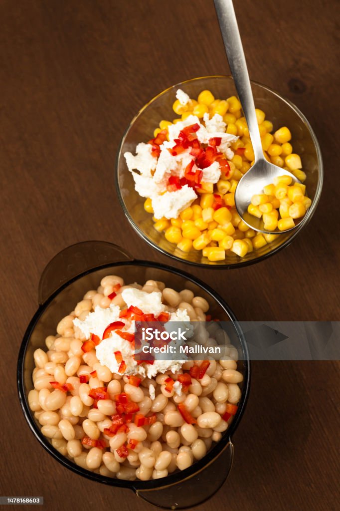 Esquites Dengan Jagung Dan Kacang Merah Putih Keju Mayones Dan Cabai Makanan Jalanan Meksiko