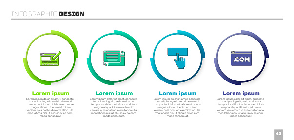 Vetores De Definir Ui Ou Ux Design Teclado E Modelo De Infográfico De