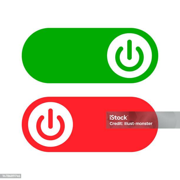 Vetores de Ligar E Desligar Conjunto De Ícones De Interruptor ... Vetores de Ligar E Desligar Conjunto De Ícones De Interruptor ...