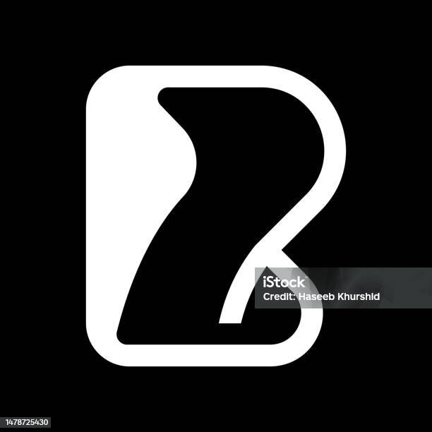 Logo Zb Minimal Icône Dune Lettre Bz Sur Fond De Luxe Idée De Logo