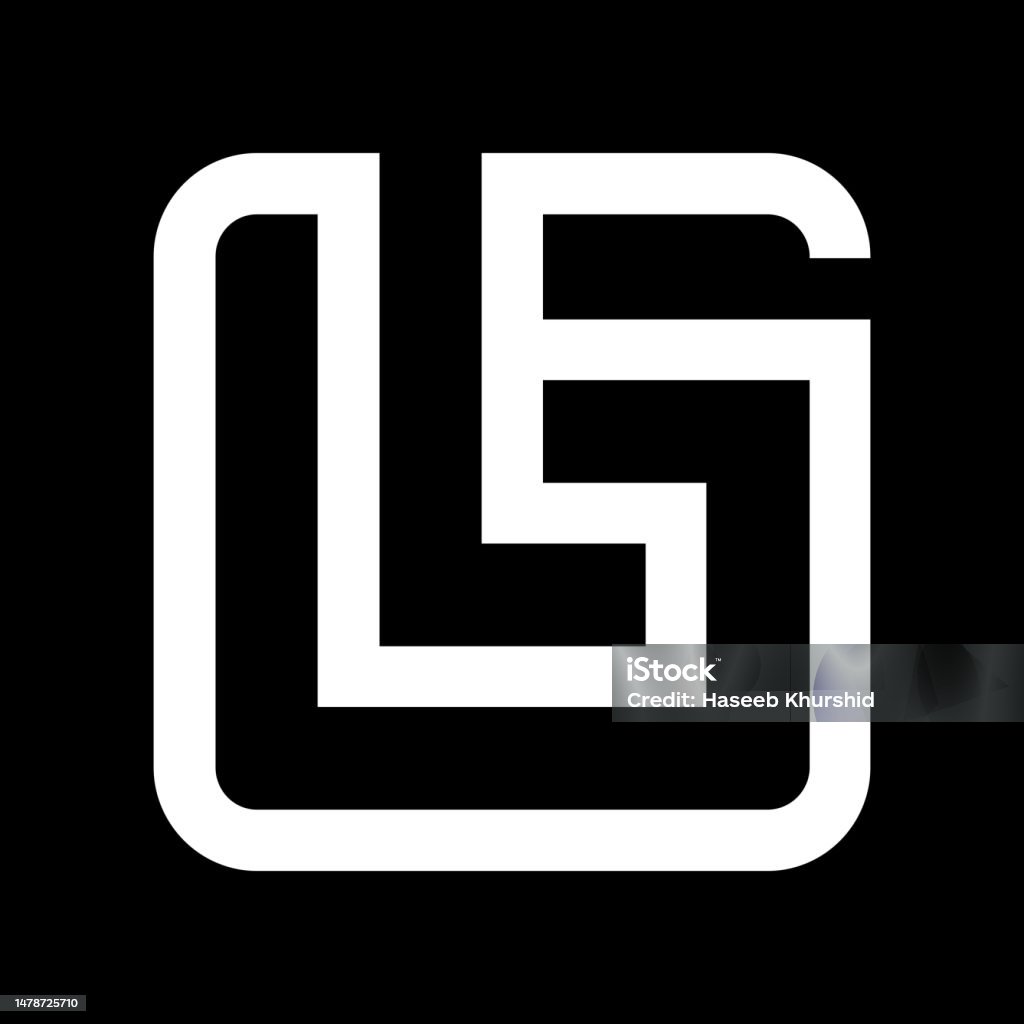 Logo Gl Minimal Icône Dune Lettre Gl Sur Fond De Luxe Idée De Logo