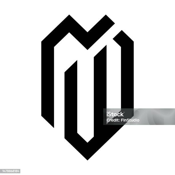 Logo Wm Initial Innovant Professionnel Et Logo Mw Lettre Wm Ou Mw