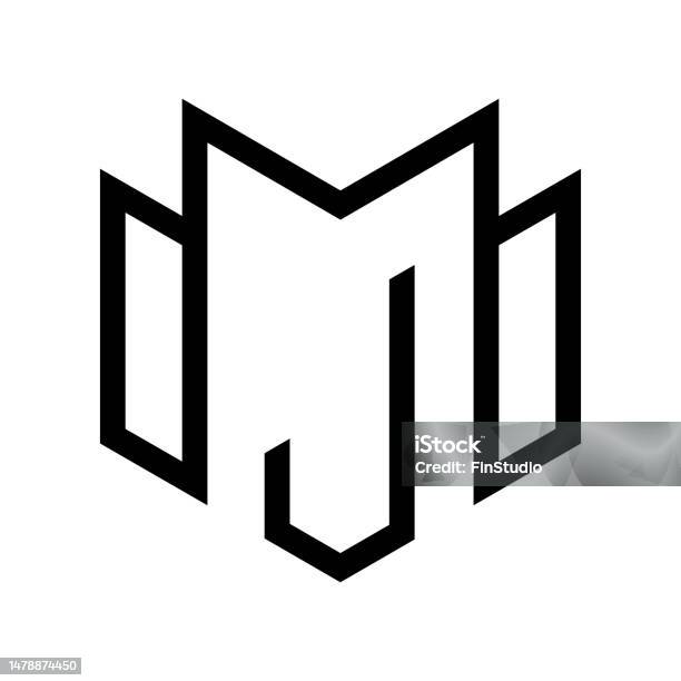 Professional Innovative Initial Mj Logo And Jm Logo Letter Mj Or Jm