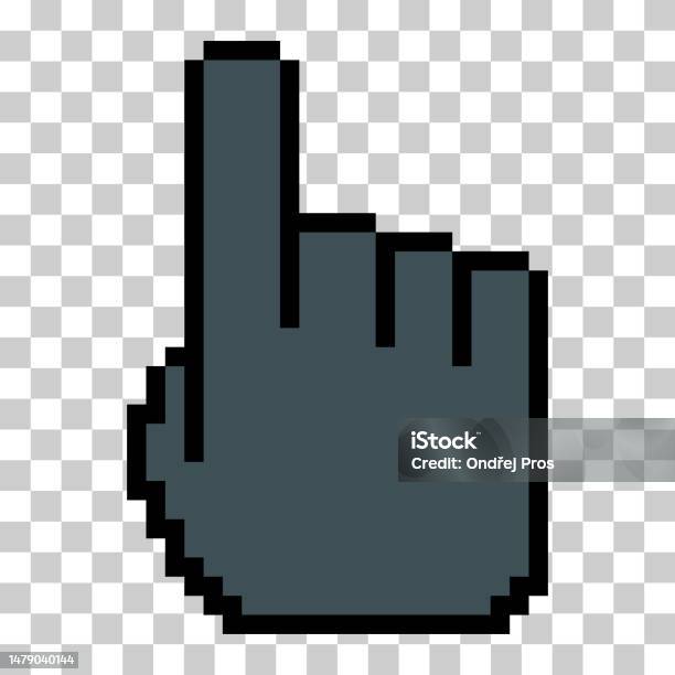 Mouse Cursor Pixel Icon Web Click Symbol Computer Pointer Vector ... Mouse Cursor Pixel Icon Web Click Symbol Computer Pointer Vector ...