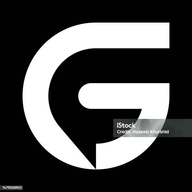 Logo Gp Minimal Ikon Huruf Pg Dengan Latar Belakang Mewah Ide Logo