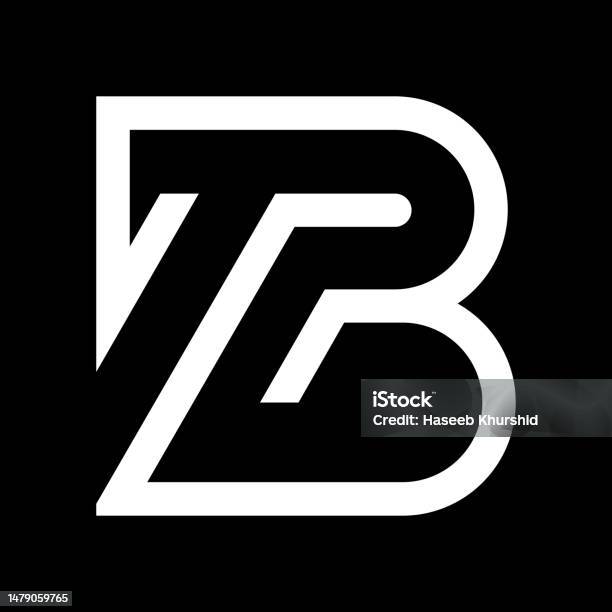 Logo Bt Minimal Icône Dune Lettre Tb Sur Fond De Luxe Idée De Logo