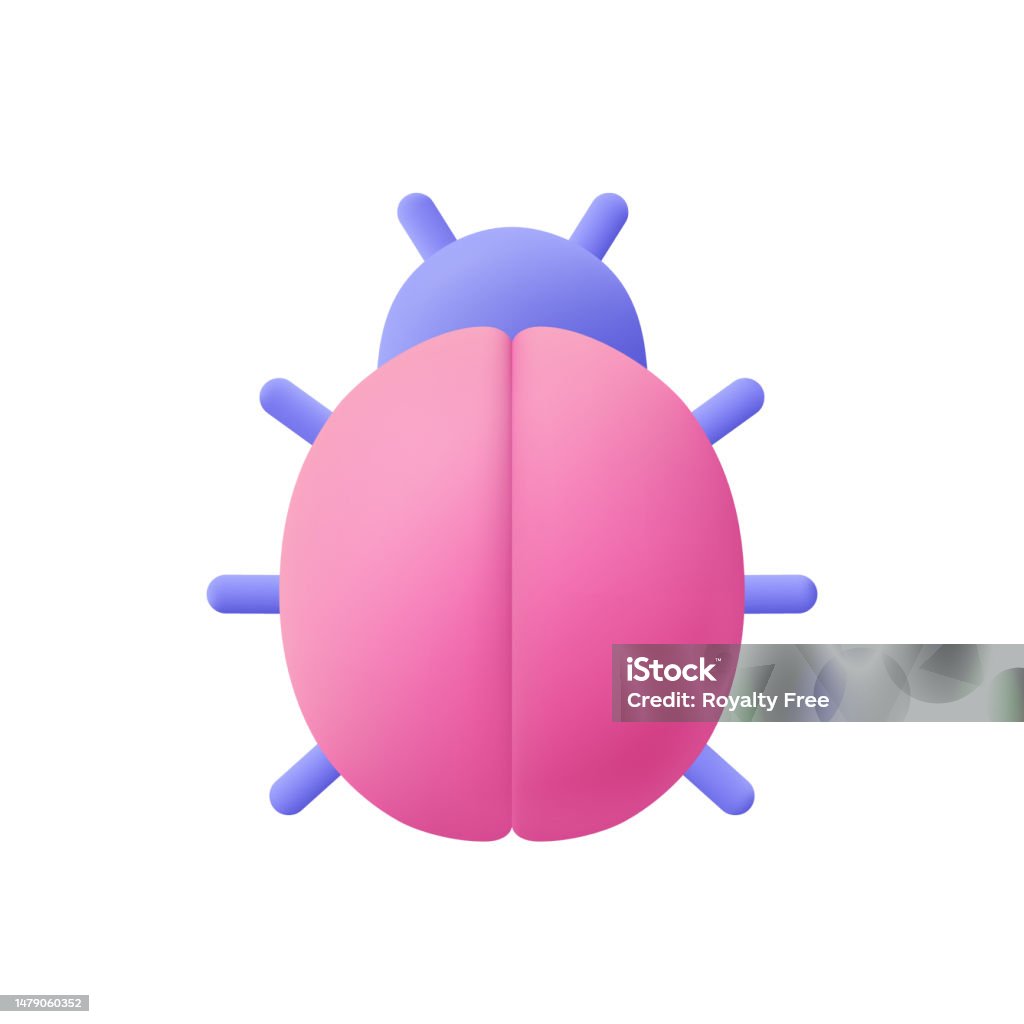 Bug Beetle Find Errors Software Testing Concept 3d Vector Icon Cartoon