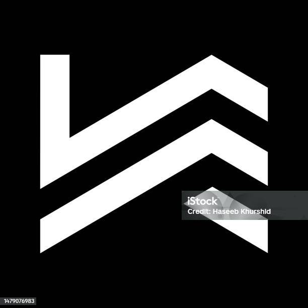 Logo We Minimal Icône Dune Lettre Ew Sur Fond De Luxe Idée De Logo