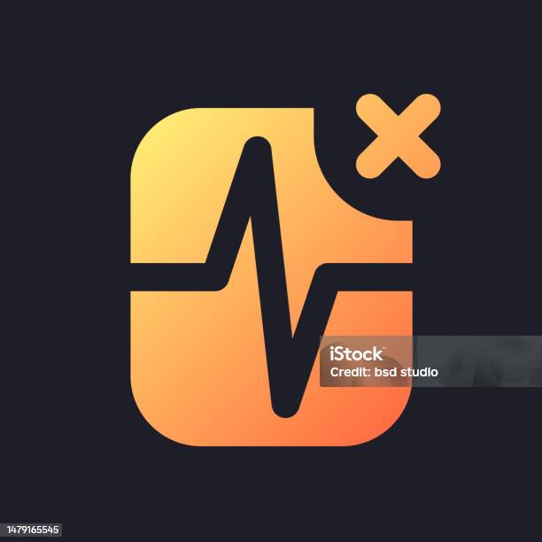 Removed Pulse Animation Orange Solid Gradient Ui Icon For Dark Theme