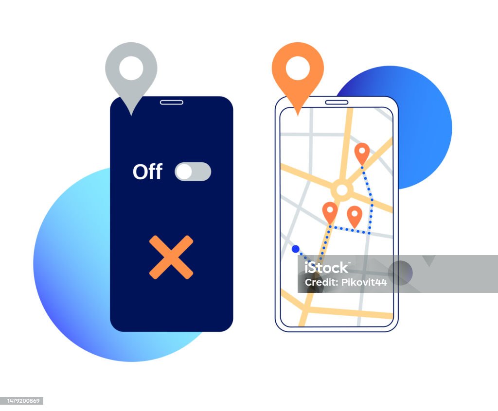 Gps Activation Toggle Stock Illustration Download Image Now