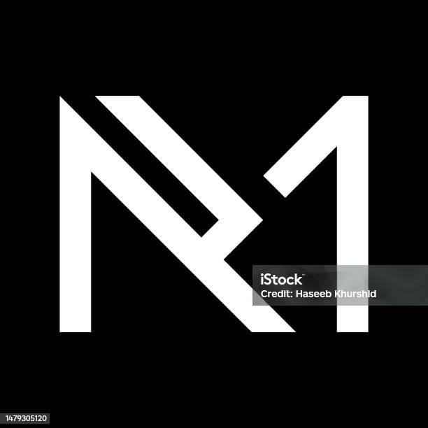 Logo Zm Minimal Icône Dune Lettre Mz Sur Fond De Luxe Idée De Logo