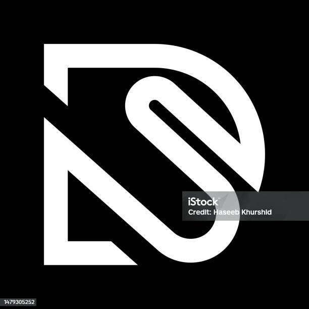 Logo Sd Minimal Icône Dune Lettre Ds Sur Fond De Luxe Idée De Logo
