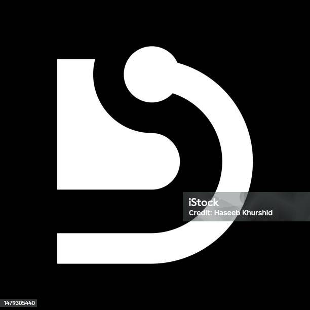 Logo Sd Minimal Icône Dune Lettre Sd Sur Fond De Luxe Idée De Logo