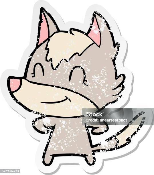 Stiker Tertekan Dari Serigala Kartun Ramah Ilustrasi Stok - Unduh ... Stiker Tertekan Dari Serigala Kartun Ramah Ilustrasi Stok - Unduh ...