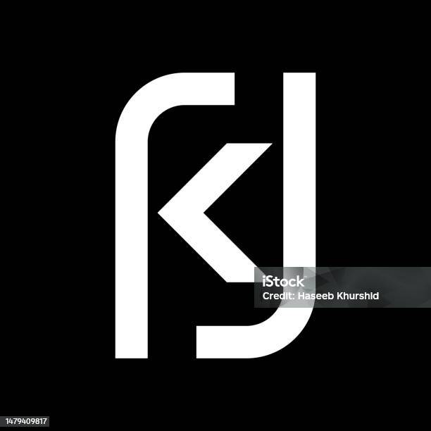 Logo Nk Minimal Icône Dune Lettre Kn Sur Fond De Luxe Idée De Logo