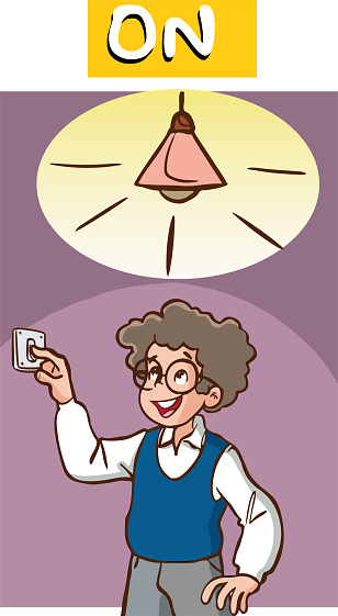 Anakanak Menyalakan Dan Mematikan Lampu Ilustrasi Stok - Unduh Gambar ... Anakanak Menyalakan Dan Mematikan Lampu Ilustrasi Stok - Unduh Gambar ...