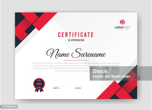 Creative Modern Vector Certificate Template Design Stock Illustration ... Creative Modern Vector Certificate Template Design Stock Illustration ...