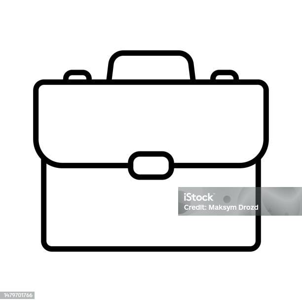 Icône De Portedocuments Icône De Sac Daffaires Valise Symbole De